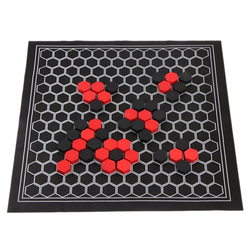 Wooden Hexagon Chess Set Shape Recognition Board G... – Grandado