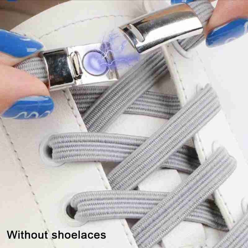 1 Pair Lace-Free Lace Buckle Men's and Women's Lac... – Vicedeal