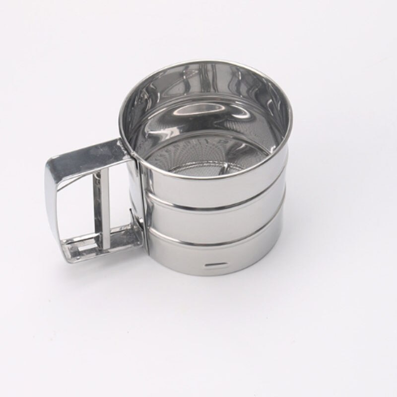 Stainless Steel Flour Sieve Cup Semi-automatic Mes... – Grandado