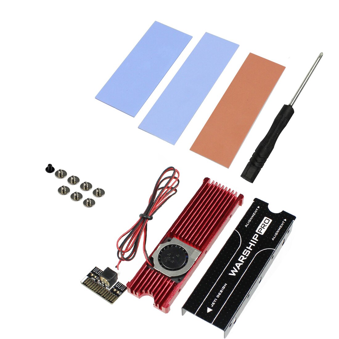 JEYI Cooling Warship Fan for NVME for NGFF M.2 Hea... – Grandado