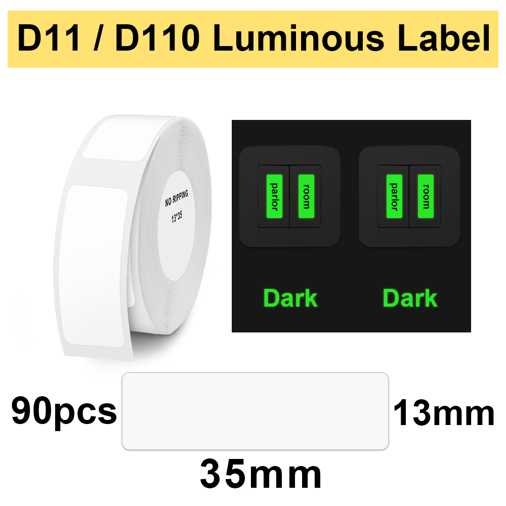 1Roll Niimbot D11 D110 Luminous label Wireless lab... – Vicedeal
