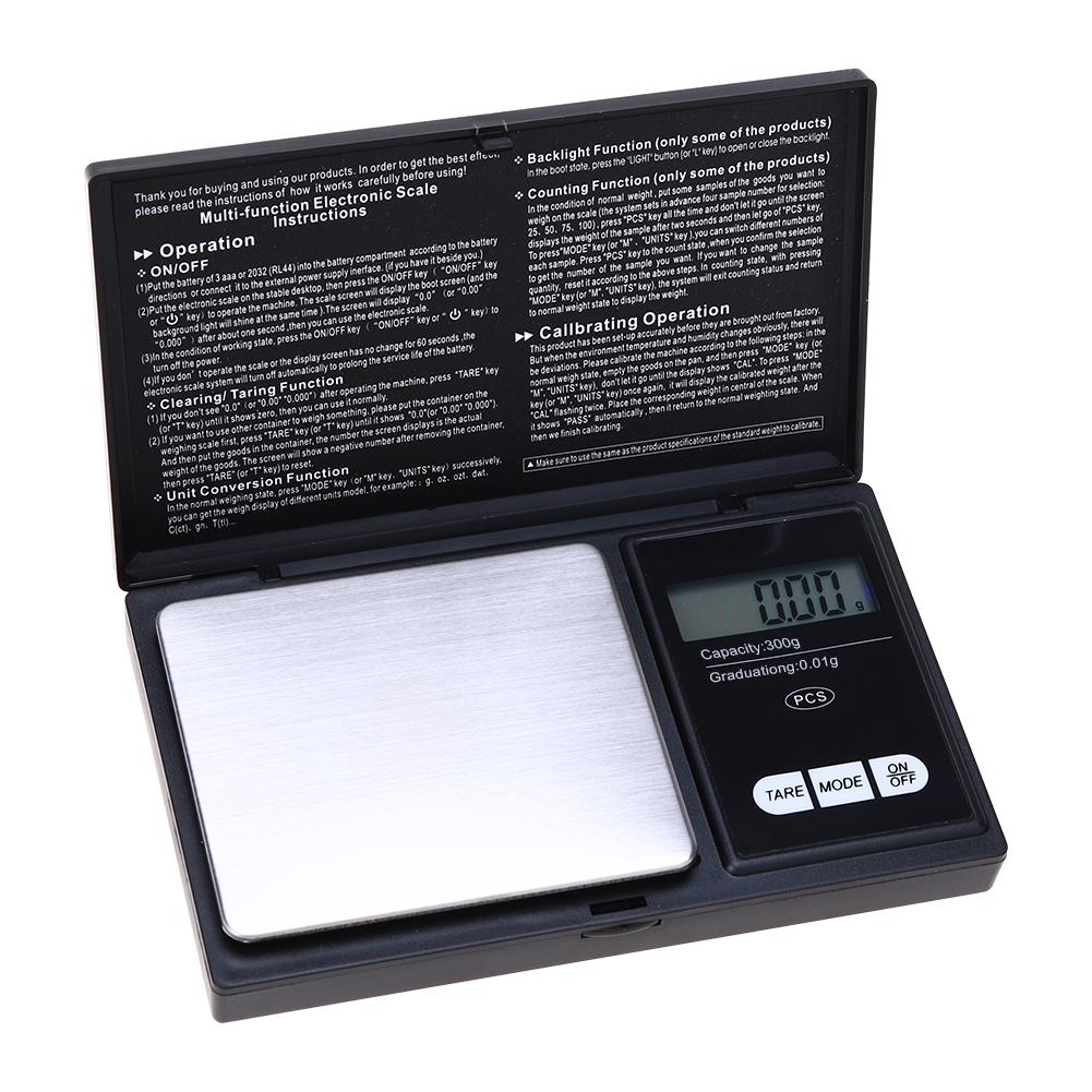 High Precision Scale 300gx0.01g 500gx0.1g LED Lumi... – Vicedeal
