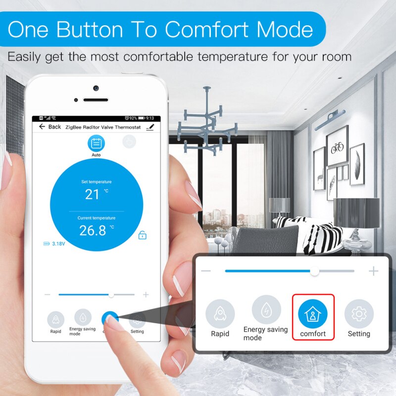 Tuya ZigBee 3.0 Smart Thermostat Heater TRV Thermo... – Vicedeal