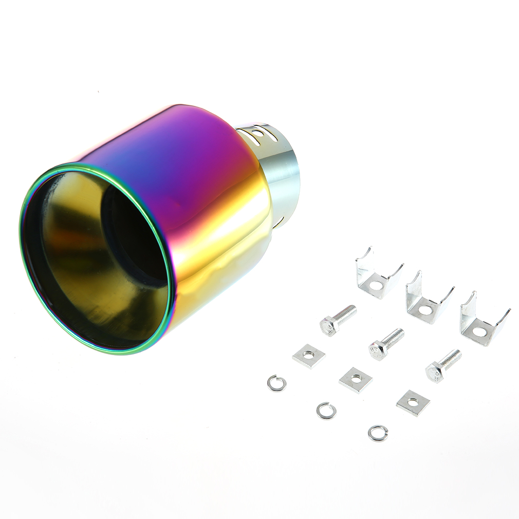 5 Soorten Rvs Veelkleurige Rvs Uitlaatpijp Auto Ui... – Vicedeal