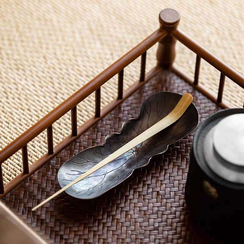 Japanese-Style Copper Tea Spoon Caddy Spoon Handma... – Grandado
