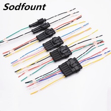 1 sets/partijen 1/2/3/4/5/6 Pin Auto Waterdichte E... – Vicedeal
