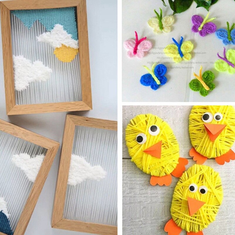 Roll Colorful Yarn Wool Ball Yarn for Kid Hand Kni... – Grandado