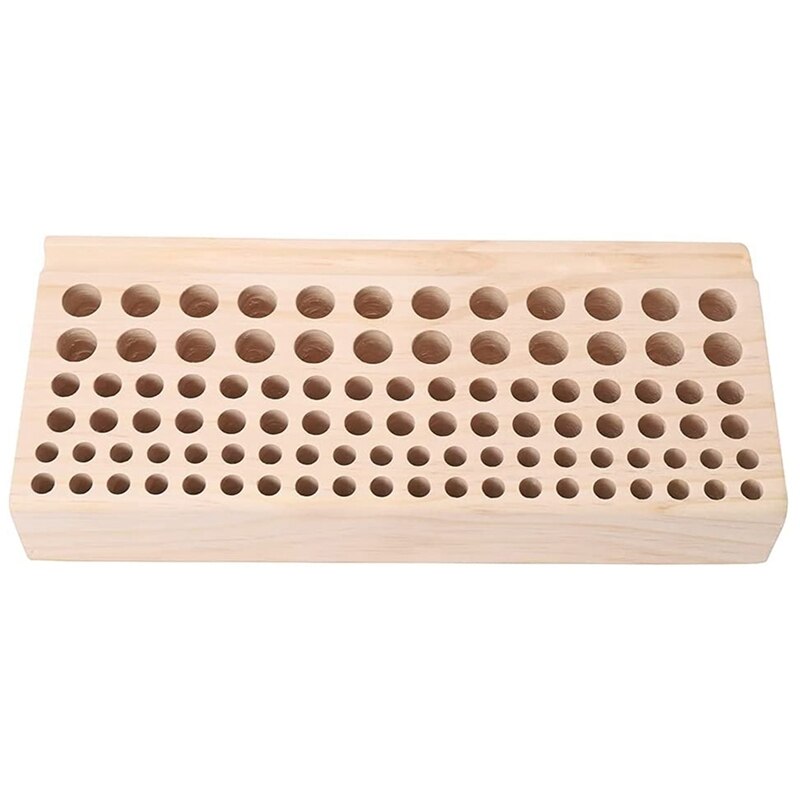 98 Holes Leather DIY Craft Tool Rack, Wood Tool Ra... – Vicedeal