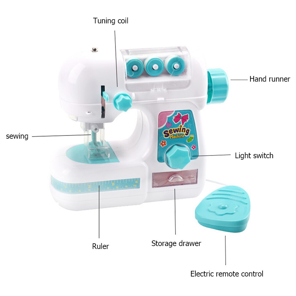 Simulation DIY Electric Mini Sewing Machine Childr... – Grandado