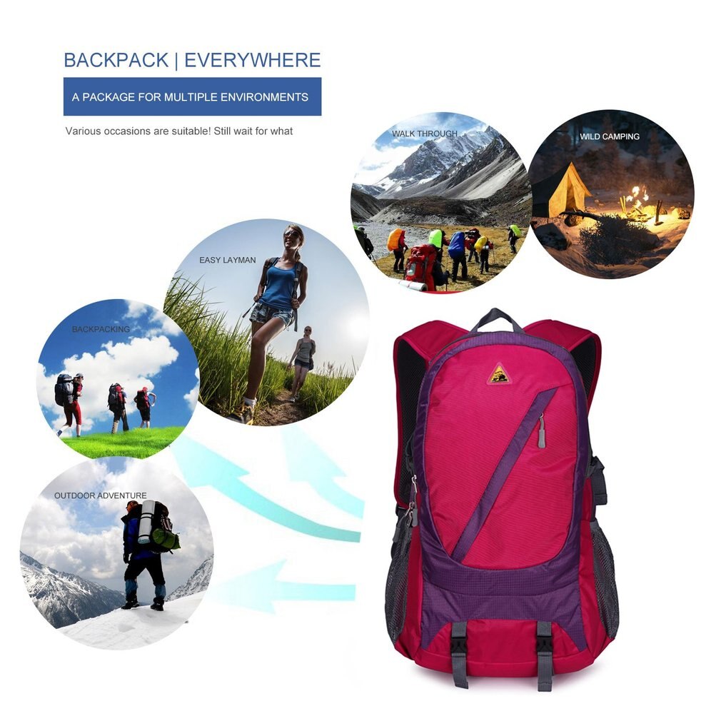 KIMLEE Outdoor Wear Resistant Waterproof 36L Backp... – Grandado