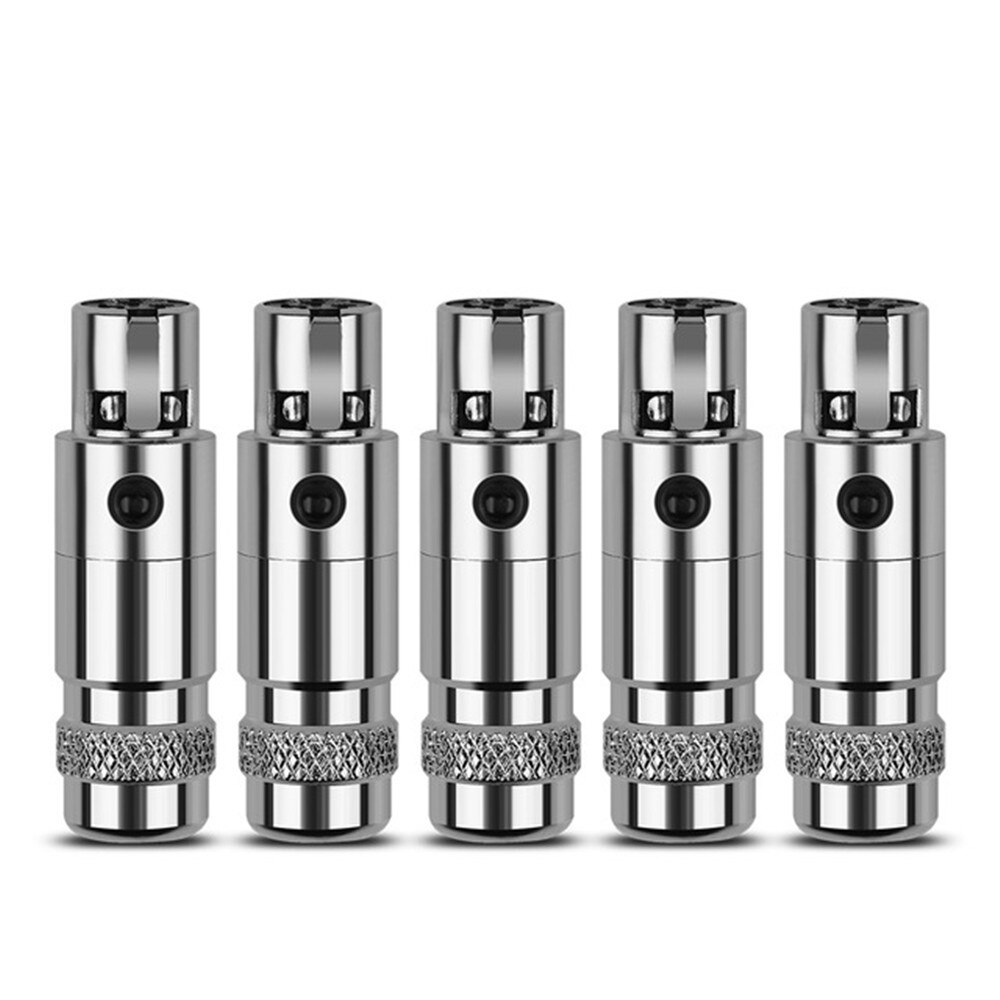 XLR 3 Pin Microphone Audio Connector Metal Mini XL... – Grandado
