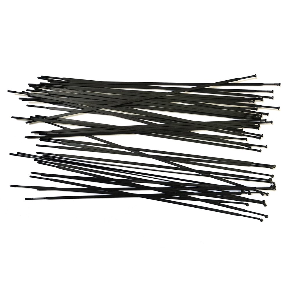 Pillar PSR Aero 1432 Bicycle Flat Spokes Black Str... – Grandado