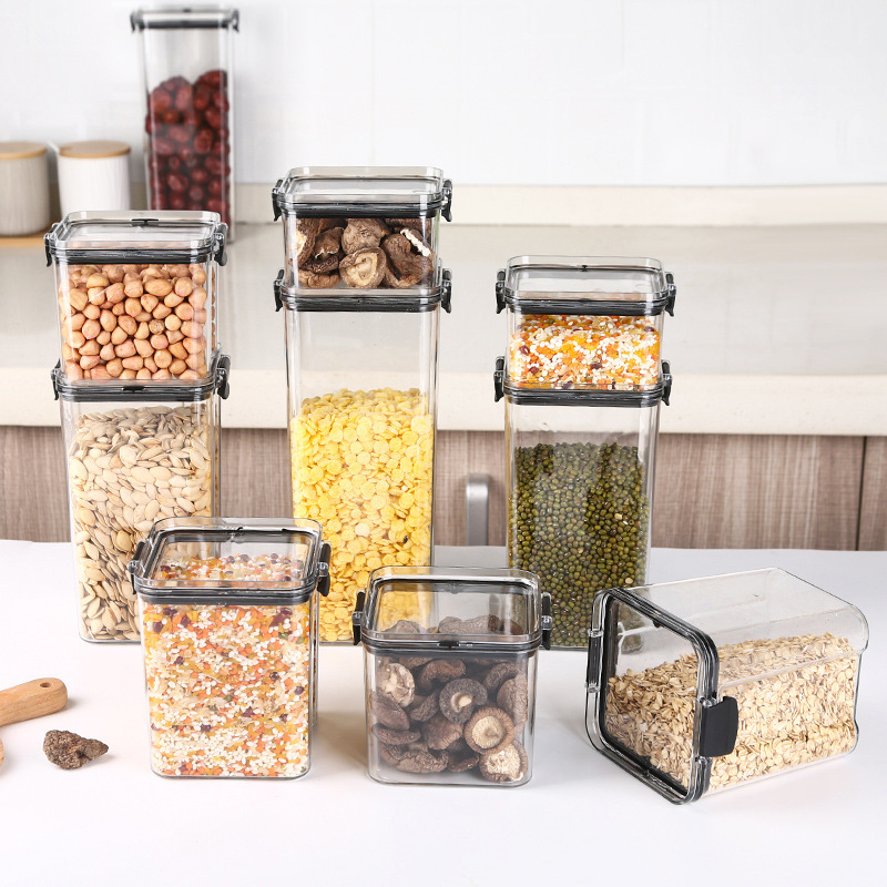 Transparent Air Tight Food Storage Containers Stac... – Grandado