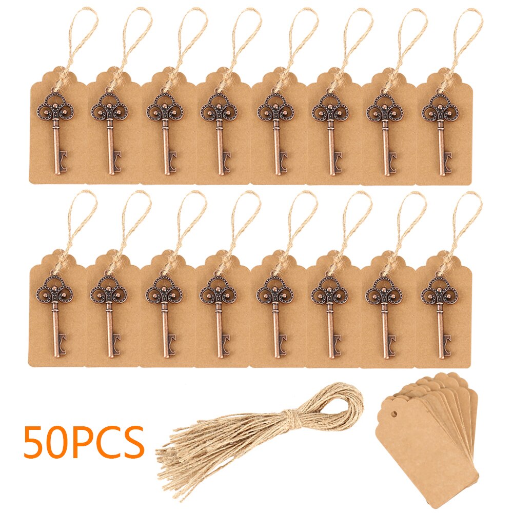 30/50pcs Metal Key Beer Bottle Opener Wine Keychai... – Vicedeal