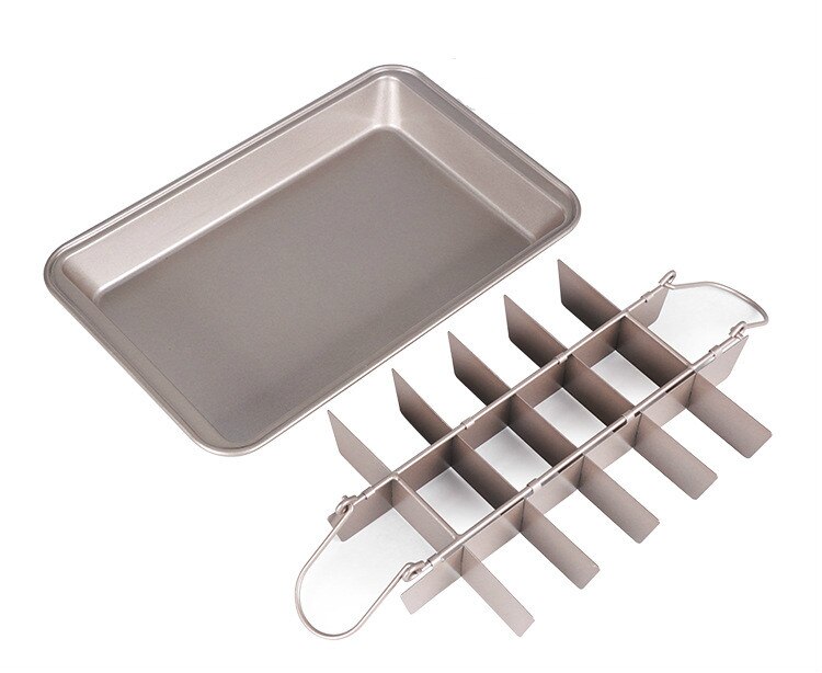 18 Holes Brownie Pan Nonstick Baking Pan with Buil... – Grandado