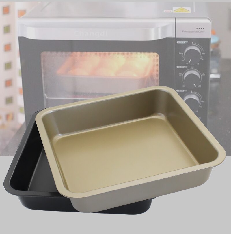 Plateau de cuisson carré antiadhésif en acier au c... – Grandado