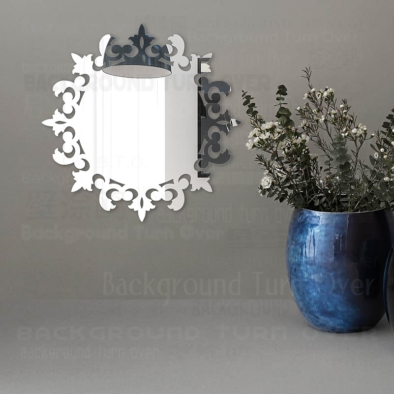 Spiegel Decoratieve Muur Spiegels Op De Tafel Badk... – Vicedeal