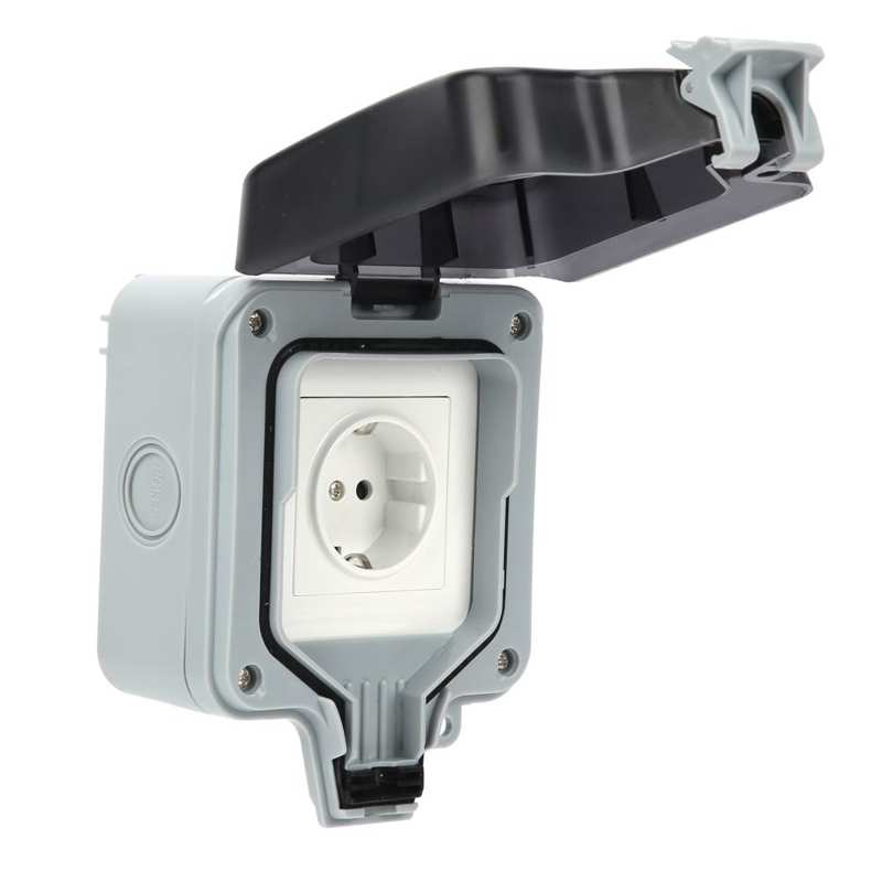 Outdoor Socket 2 Gat Waterdicht Socket Stopcontact... – Vicedeal