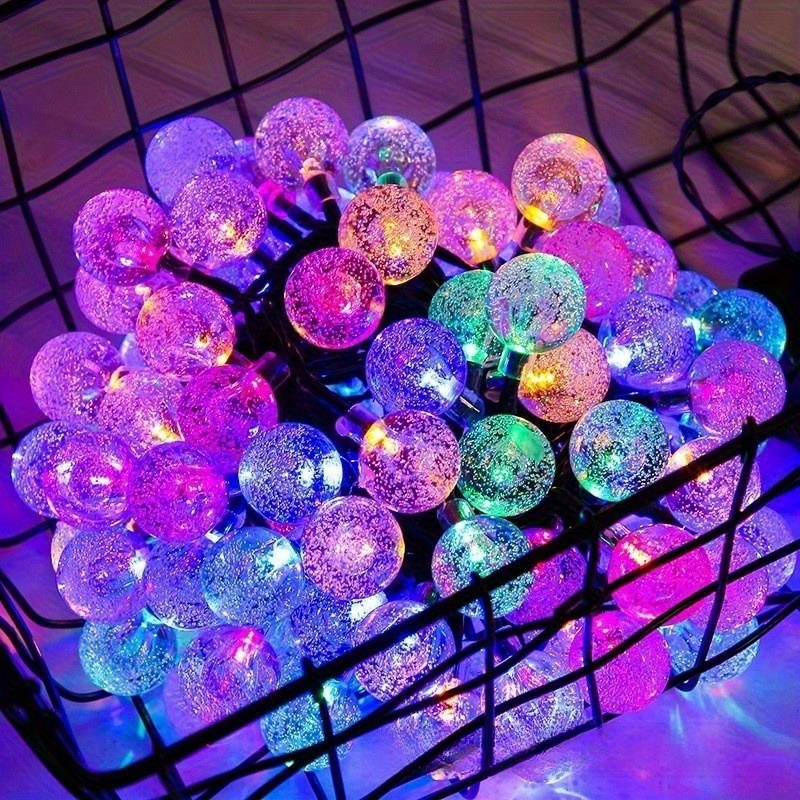 Bubble Ball String Lights Battery/USB Operated Ind... – Grandado
