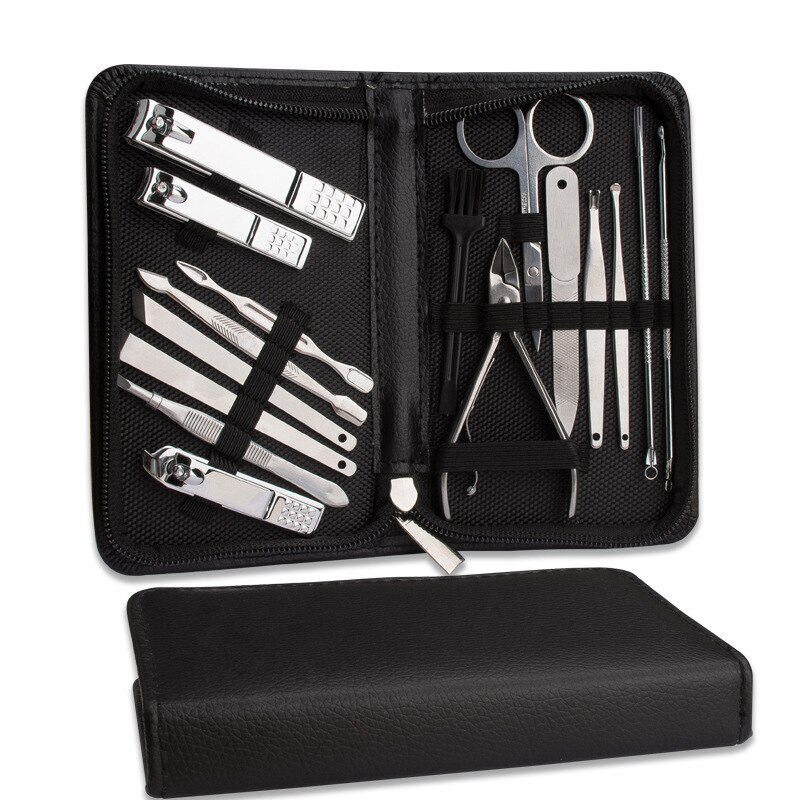 Beauty 16 Piece In PU Bag Nail Clippers Nail Set F... – Vicedeal