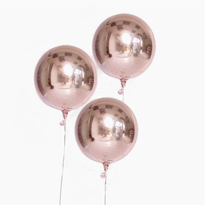 10pcs 4D Large Round Sphere Shaped Foil Balloons B... – Grandado