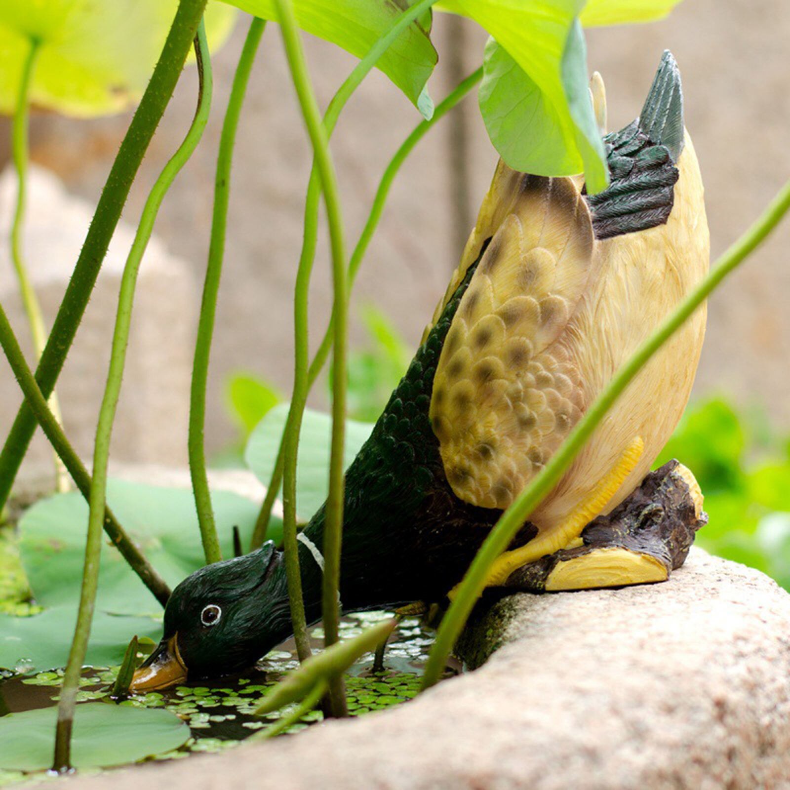 Duck Decoy Floating Duck Statue Decoration Pond Re... – Grandado