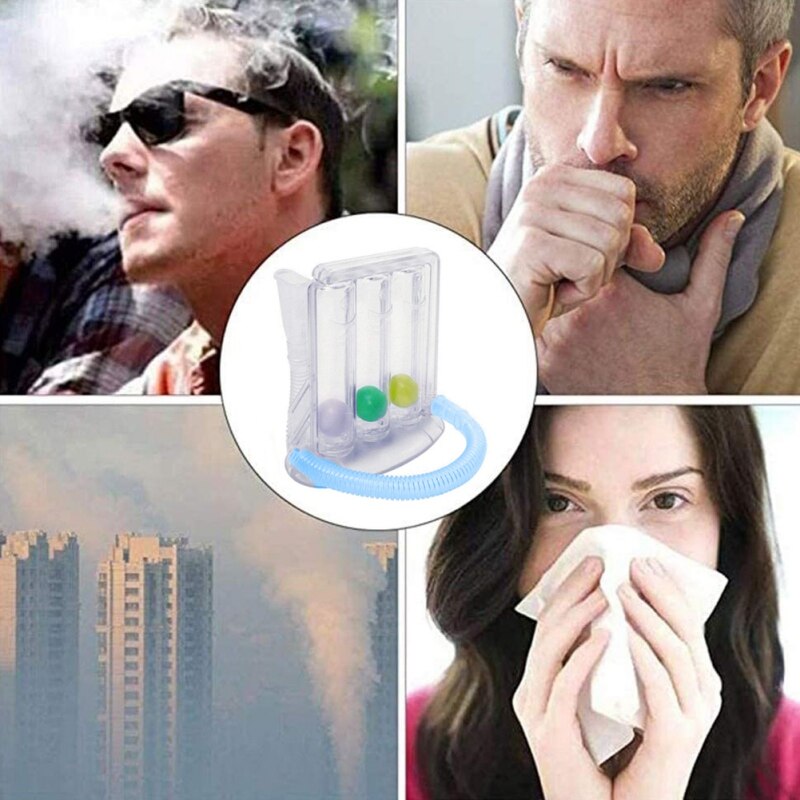 Breathing Trainer Respiratory Incentive Three-ball... – Grandado