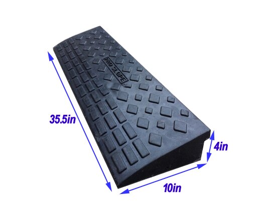INTBUYING 4" Rubber Un-slip Loading Dock Road... – Vicedeal