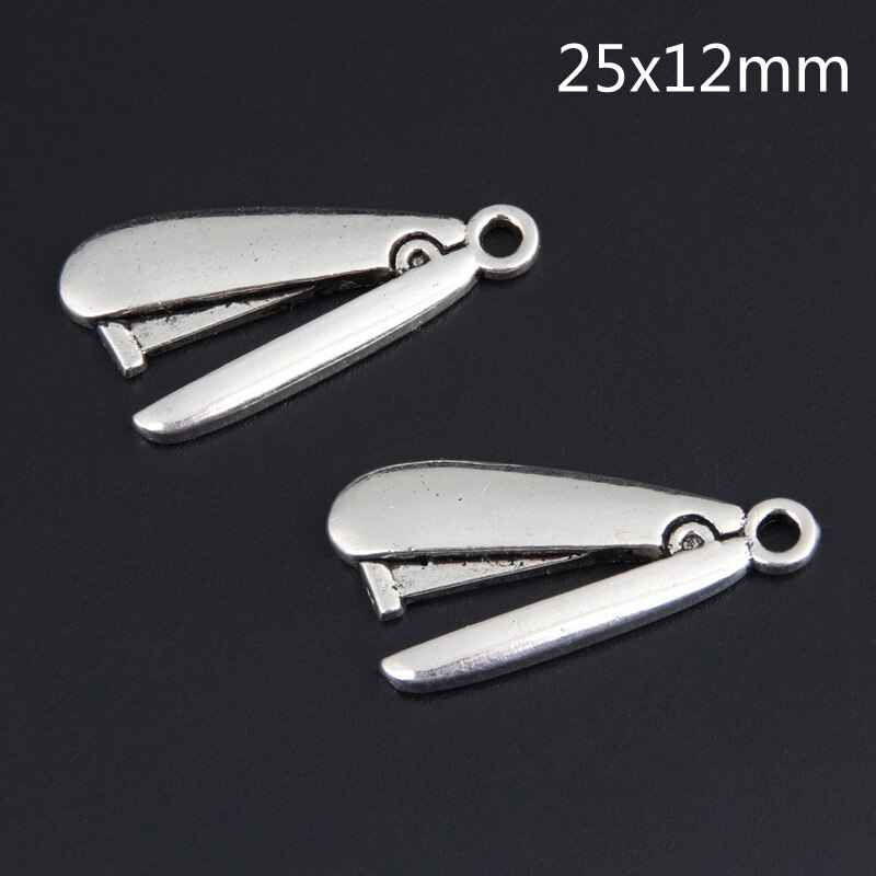 30pcs Silver Color 25x12mm Stapler Machine Charms ... – Vicedeal