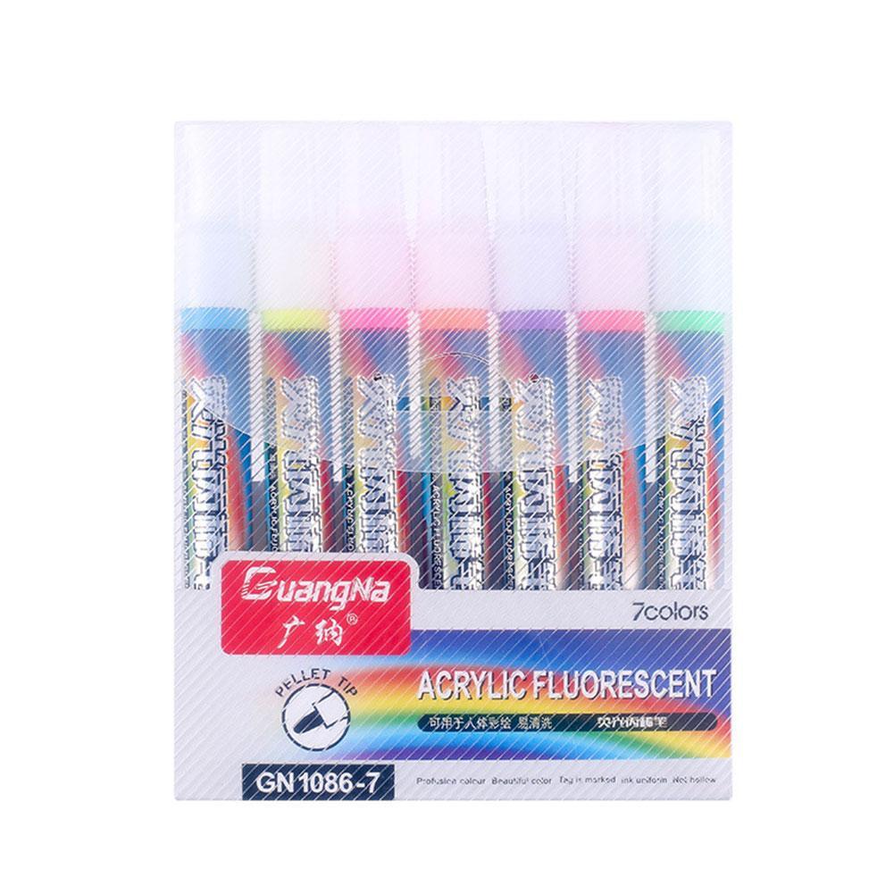7 Colors/Set Marker Metal Fluorescent Note Pen Gra... – Grandado