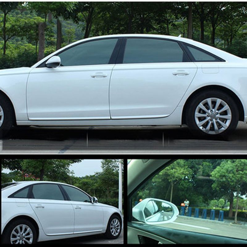 Dark Black Car Window Tint Film Inside One Way Gla... – Grandado