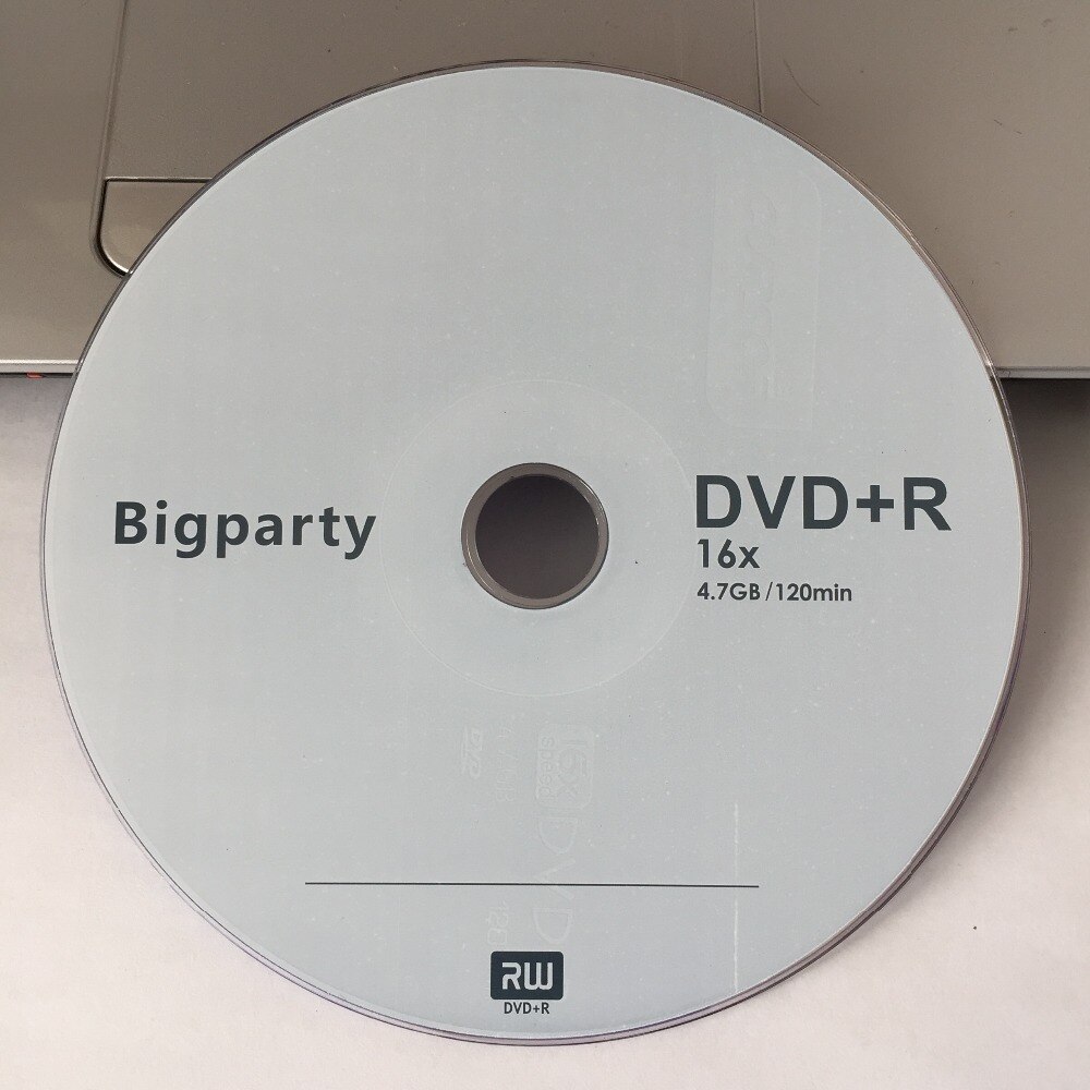 25 Discs Big Party Blank Printed 4.7 GB 16X DVD+R ... – Vicedeal
