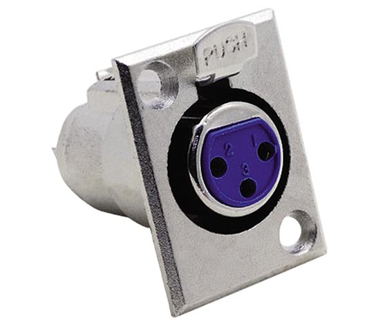 CANON-conector hembra de chasis CK114 x XLR 3 PINO... – Grandado