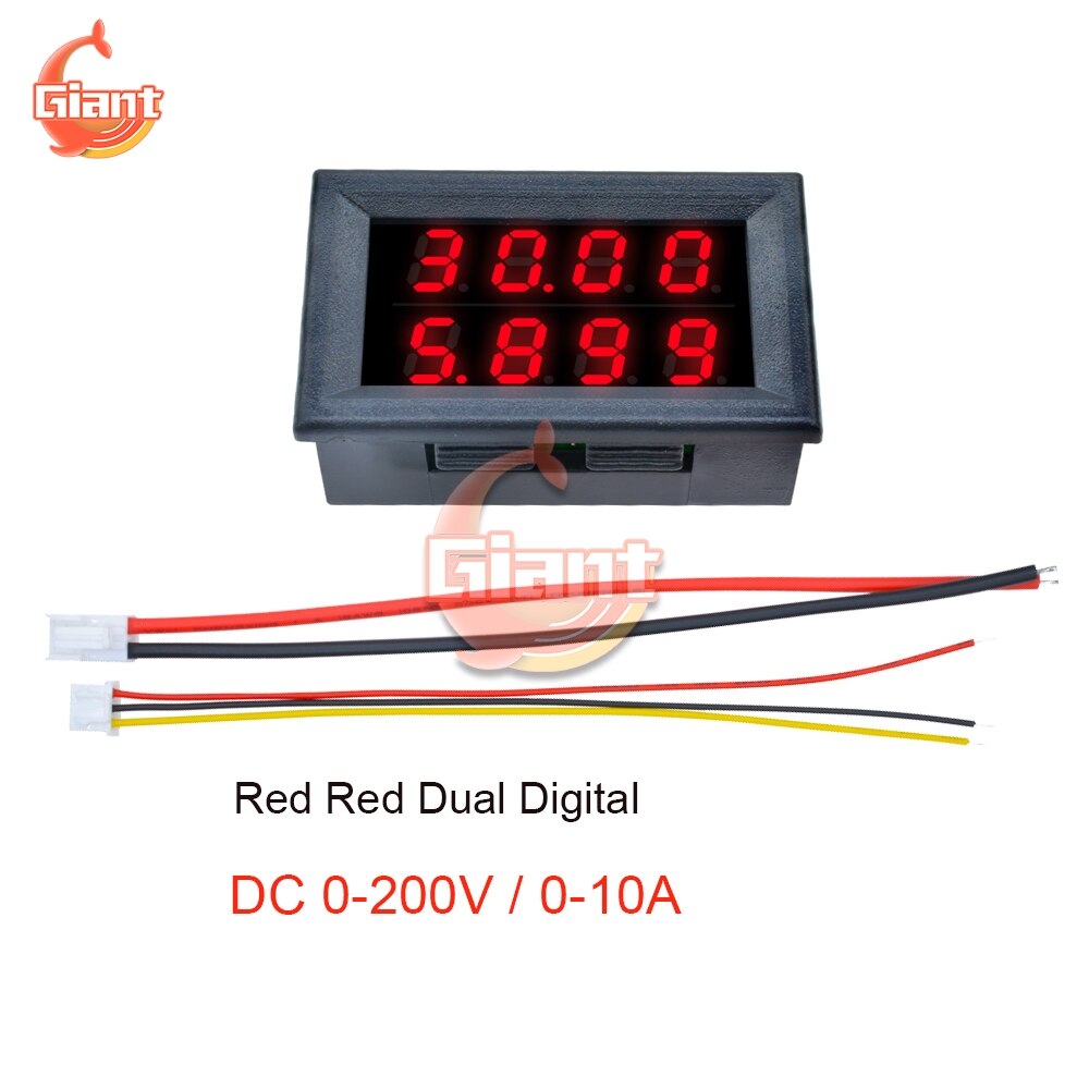 Dual LED Display Digital Voltmeter Ammeter DC 100V... – Vicedeal