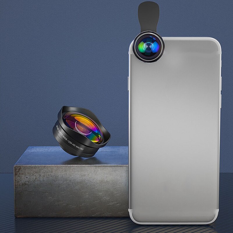 Essager 4K Wide Angle Macro Lens HD 15X Phone Came... – Grandado