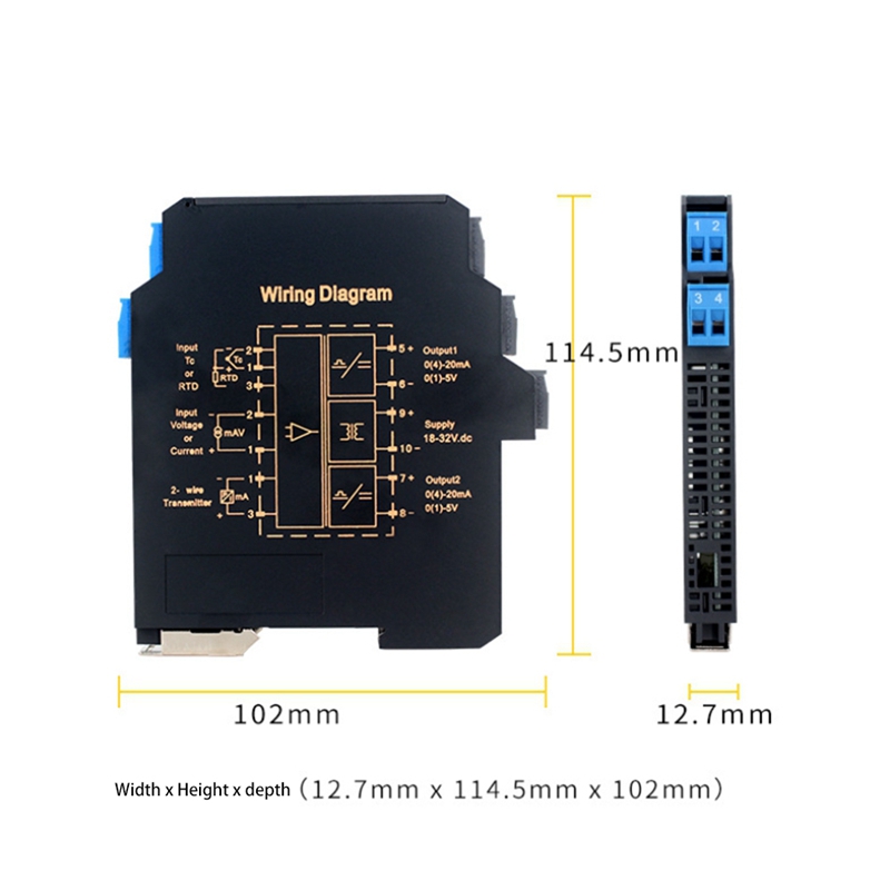Ultra-Thin Signal Isolation Transmitter Current, V... – Grandado