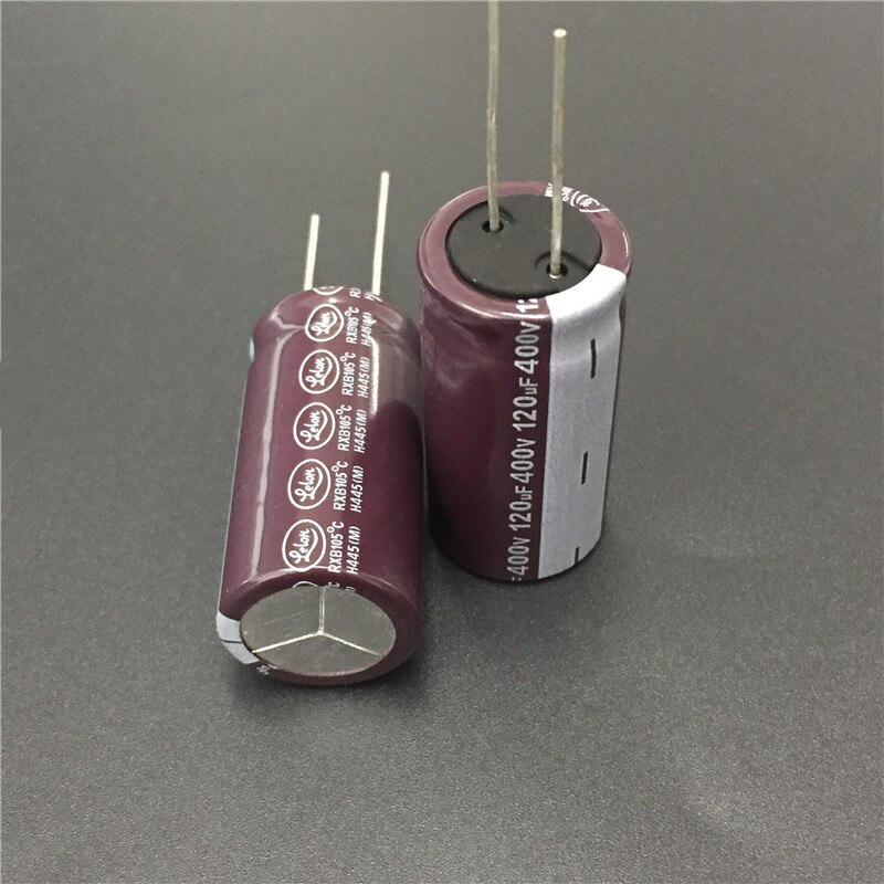10pcs 120uF 400V LELON RXB Series 18x36mm 400V120u... – Vicedeal