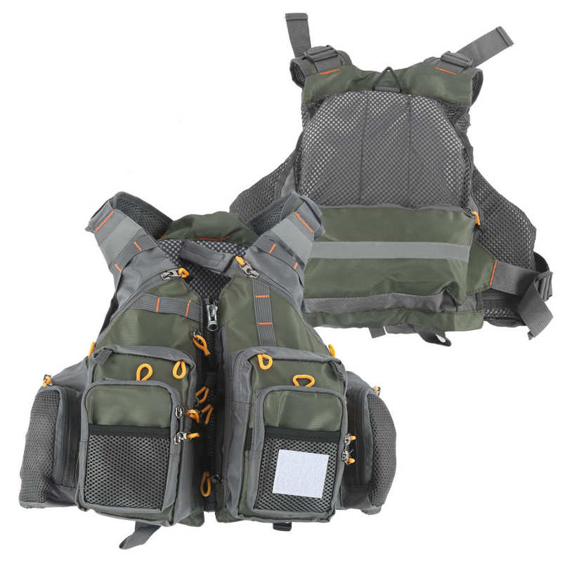 Breathable Fishing Vest Adjustable Floating Life J... – Grandado