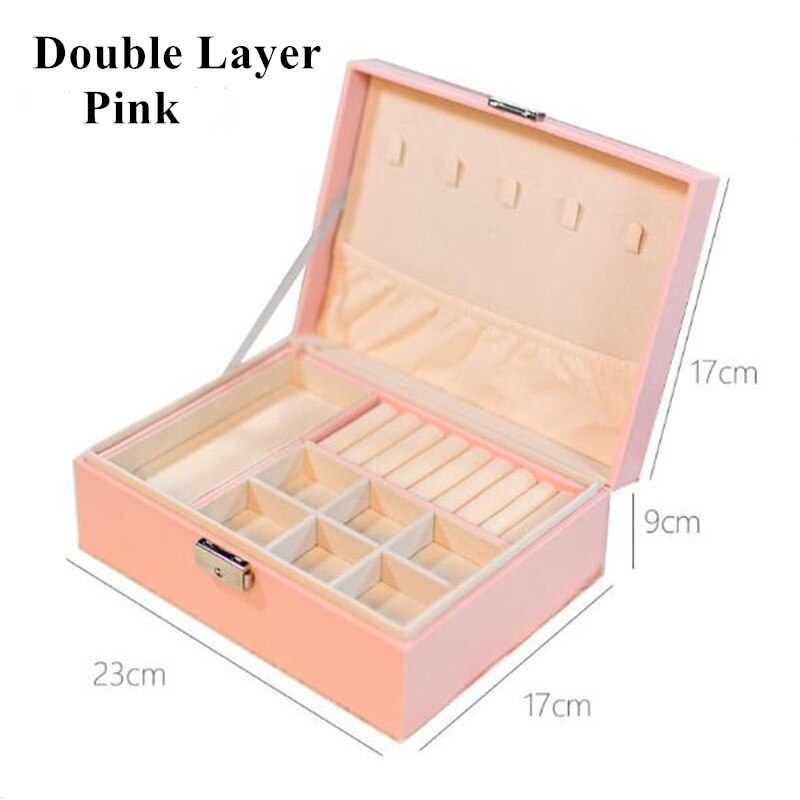 Large Jewelry Box Single/Double/3 layers Dressing ... – Grandado