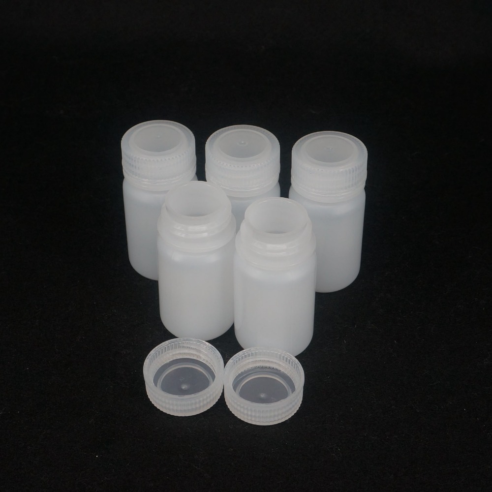 Lot5 5ml-500ml White PP Plastic Cylindrical Chemic... – Vicedeal