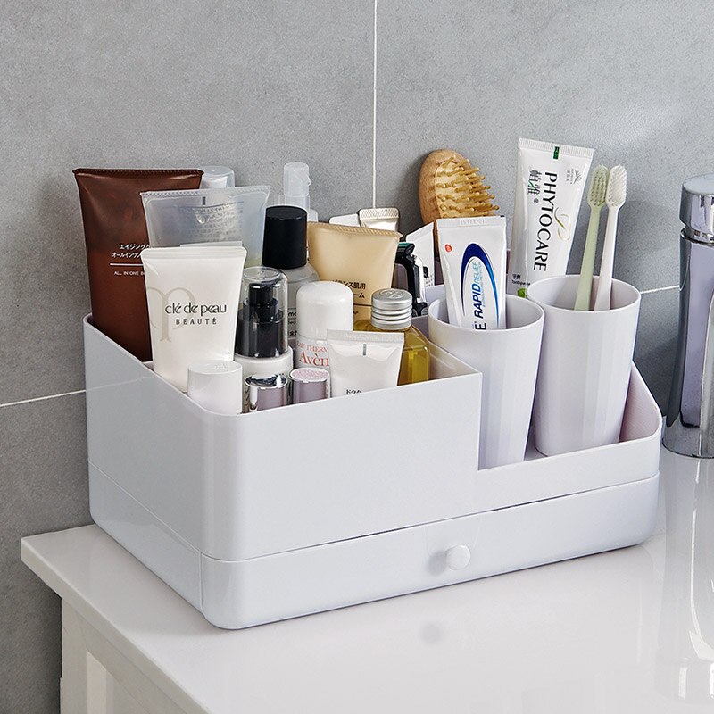 European High-grade Oak Wood Cosmetic Sundries Sto... – Grandado