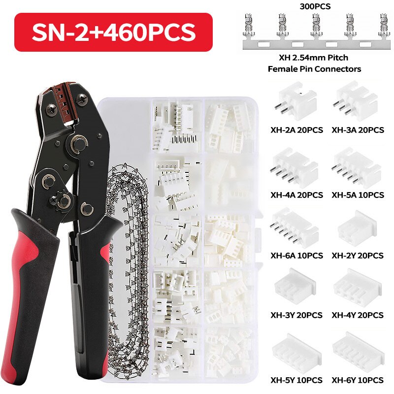 460/1550pcs JST SM Micro DuPont Wire Connector XH2... – Grandado