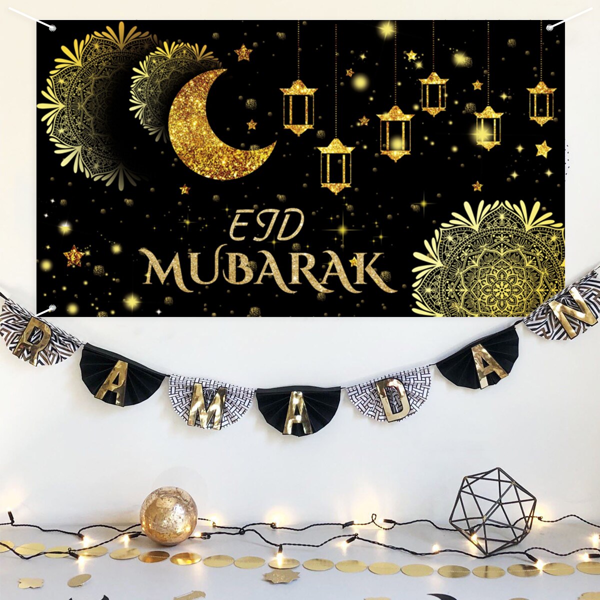 Eid Background Eid Mubarak Ramadan Kareem Backdrop... – Vicedeal