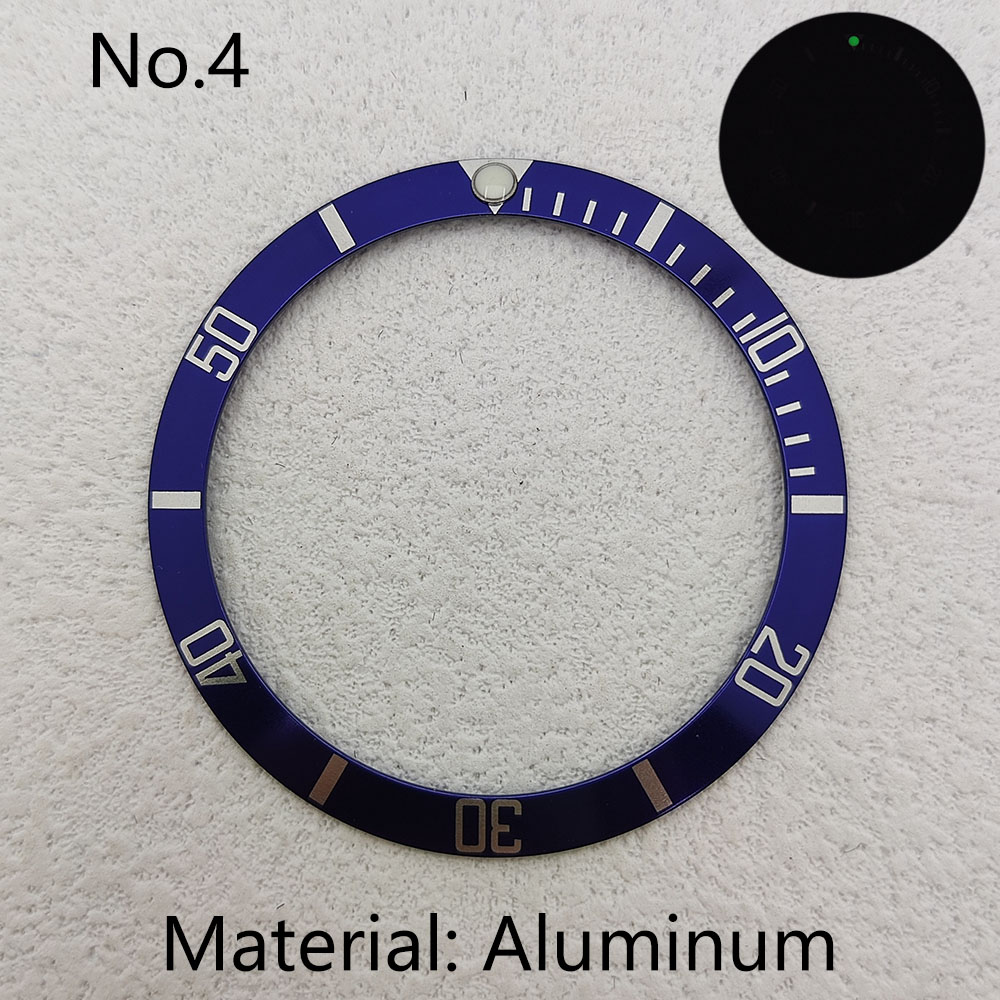 green Luminous watch bezel insert Suitable for 37.... – Grandado