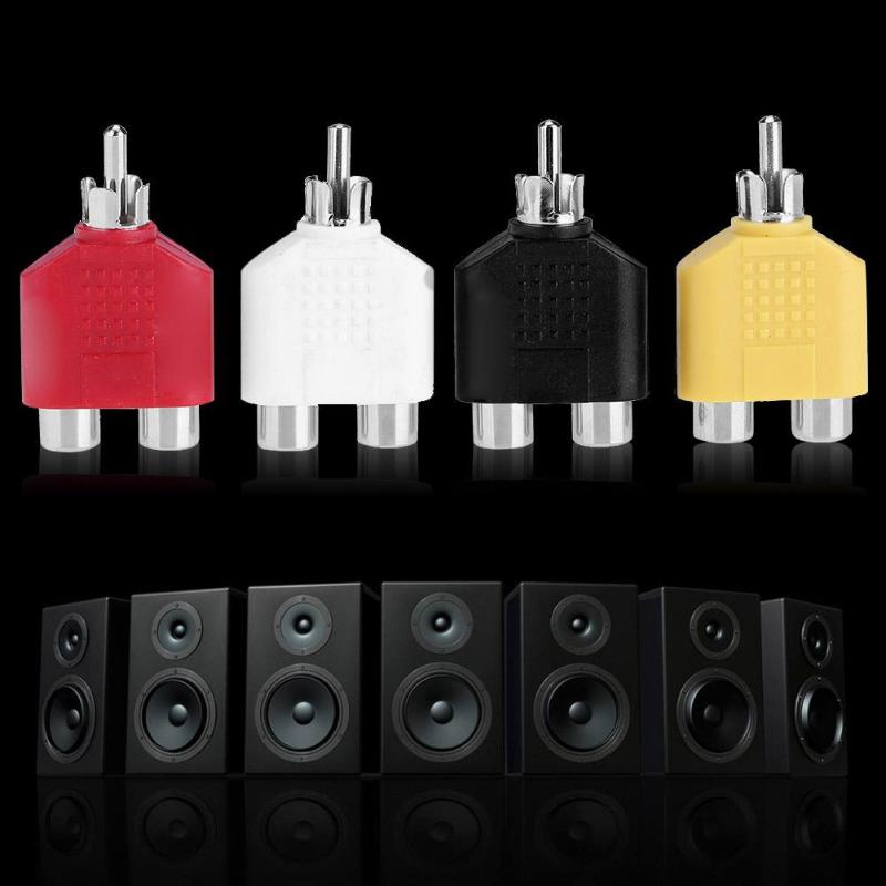 4 stuks Audio Kabels RCA 7mm Y Splitter AV Audio V... – Vicedeal