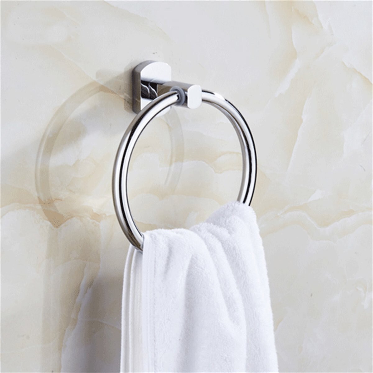 -Luxe-Chroom-Handdoek-Ring-Badkamer-Accessoires-Ha... – Grandado