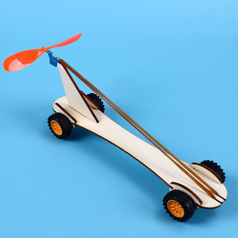 DIY Children's Toys Wooden Rubber Band Power Car A... – Grandado