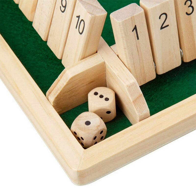 Deluxe Four Sided 10 Numbers Board Game Set Dice P... – Grandado