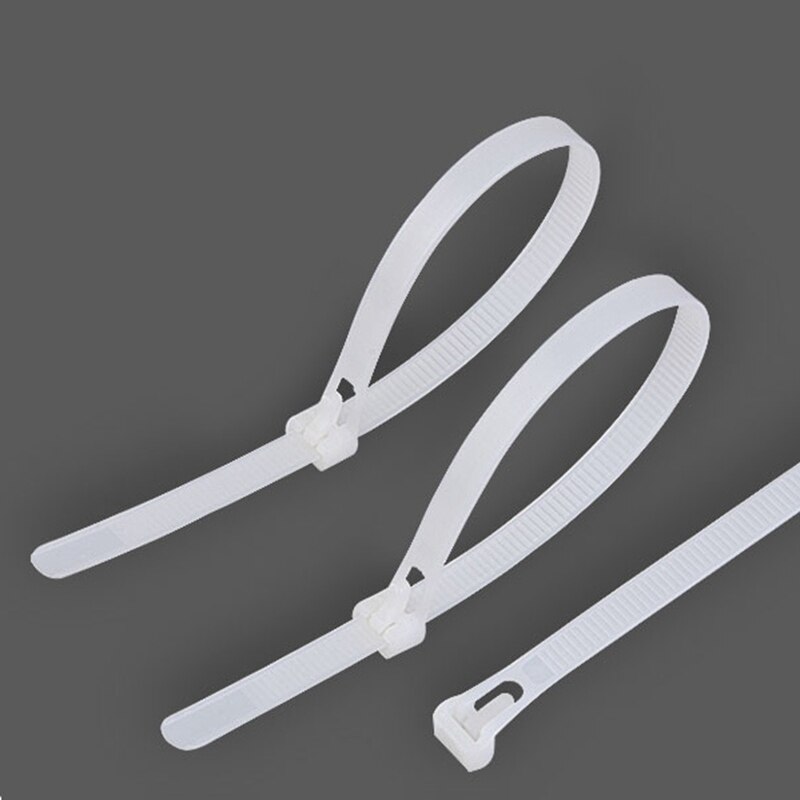 Releasable cable tie repeated use plastic nylon un... – Vicedeal
