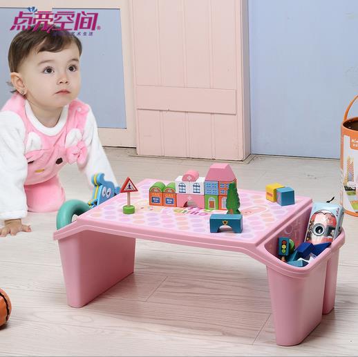 Plastic Mini Table for Kids Toddlers Babys Desk wi... – Grandado